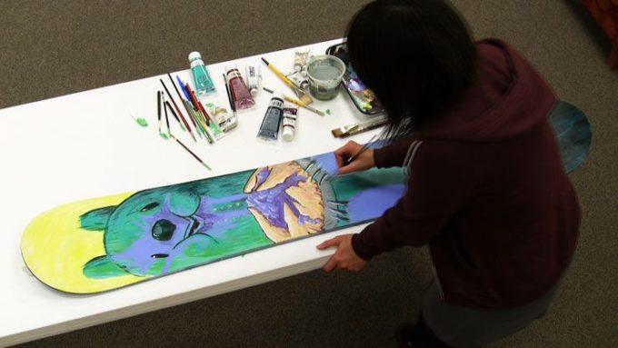 Hand Painted – Blank Snowboards