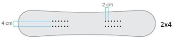 Hybrid Diamond – Black – Blank Snowboards