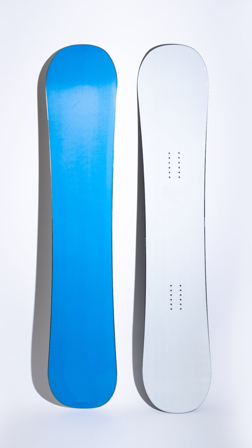 All-Terrain Pro – White/Blue – Blank Snowboards